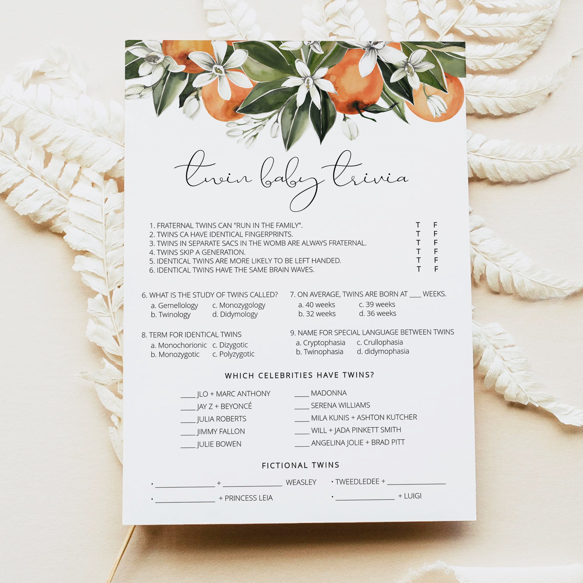 Twin Baby Shower Trivia Games Amazon.com: BASEBALL Baby Shower Games